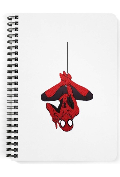 Örümcek Adam Baskılı Ahşap Kapaklı Defter 15X20 cm DFT6603