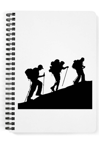 Dağcı Baskılı Ahşap Kapaklı Defter 15X20 cm DFT6329