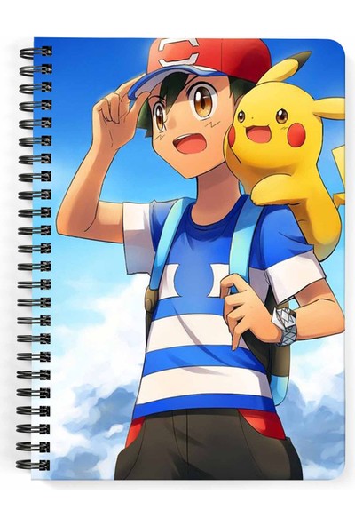 Astak Pokemon Baskılı Ahşap Kapaklı Defter 15X20 cm DFT3906