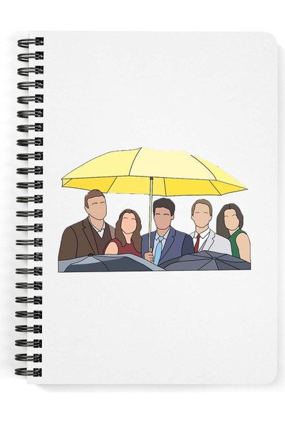 How I Met Your Mother Baskılı Ahşap Kapaklı Defter 15X20 cm DFT6702 How I Met Your Mother Baskılı Ahşap Kapaklı Defter 15X20 cm DFT6702