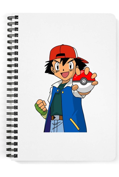 Astak Pikaçu Baskılı Ahşap Kapaklı Defter 15X20 cm DFT1826