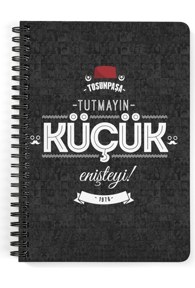 Astak Tosunpaşa Baskılı Ahşap Kapaklı Defter 15X20 cm DFT2409