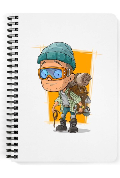 Gezgin Baskılı Ahşap Kapaklı Defter 15X20 cm DFT1336 Gezgin Baskılı Ahşap Kapaklı Defter 15X20 cm DFT1336