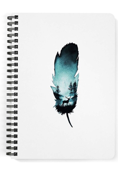 Astak Tüy Geyik Baskılı Ahşap Kapaklı Defter 15X20 cm DFT839 Astak Tüy Geyik Baskılı Ahşap Kapaklı Defter 15X20 cm DFT839