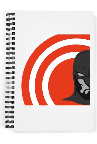 Astak Batman Baskılı Ahşap Kapaklı Defter 15X20 cm DFT1038