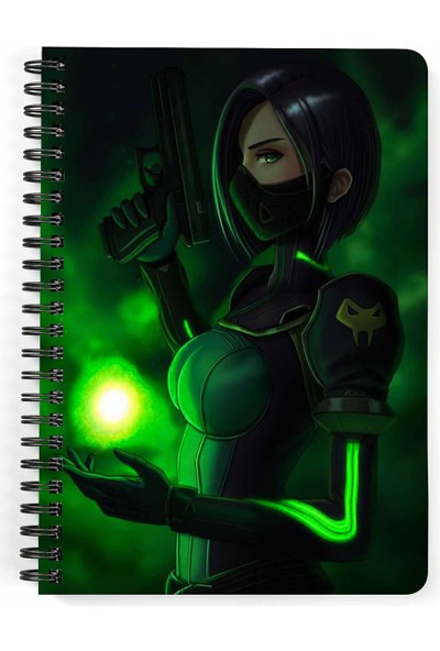 Astak Viper Valorant Baskılı Ahşap Kapaklı Defter 15X20 cm DFT3311 Astak Viper Valorant Baskılı Ahşap Kapaklı Defter 15X20 cm DFT3311