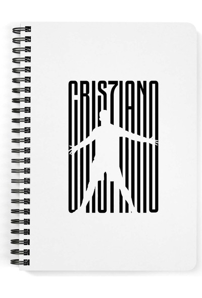Astak Ronaldo Baskılı Ahşap Kapaklı Defter 15X20 cm DFT6027