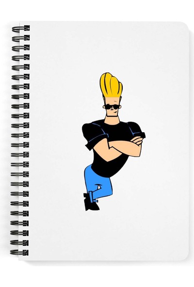 Astak Johnny Bravo Baskılı Ahşap Kapaklı Defter 15X20 cm DFT6546 Astak Johnny Bravo Baskılı Ahşap Kapaklı Defter 15X20 cm DFT6546
