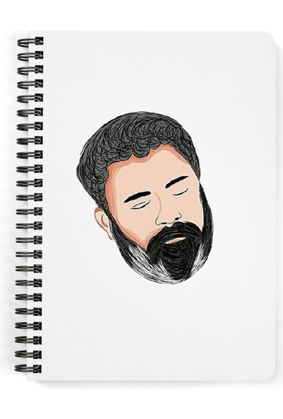 Ahmet Kaya Baskılı Ahşap Kapaklı Defter 15X20 cm DFT6735