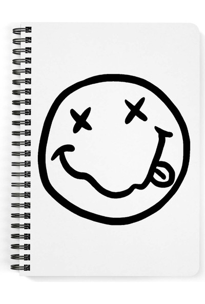 Emoji Baskılı Ahşap Kapaklı Defter 15X20 cm DFT6422