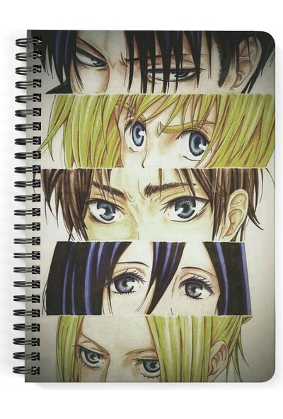 Attack On Titan Baskılı Ahşap Kapaklı Defter 15X20 cm DFT3617 Attack On Titan Baskılı Ahşap Kapaklı Defter 15X20 cm DFT3617