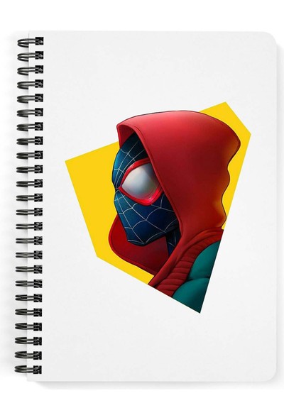 Astak Spiderman Baskılı Ahşap Kapaklı Defter 15X20 cm DFT6066