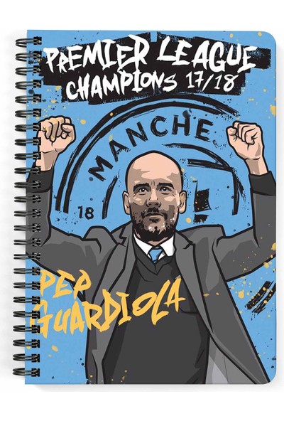 Astak Pep Guardiola Baskılı Ahşap Kapaklı Defter 15X20 cm DFT4591 Astak Pep Guardiola Baskılı Ahşap Kapaklı Defter 15X20 cm DFT4591