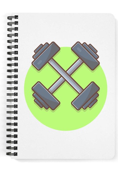 Astak Dumble Baskılı Ahşap Kapaklı Defter 15X20 cm DFT2059