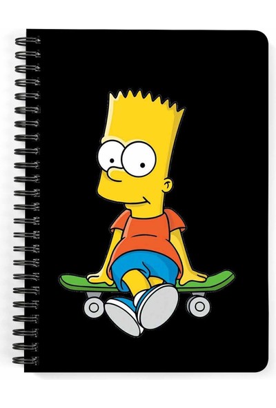 Simpsons Baskılı Ahşap Kapaklı Defter 15X20 cm DFT3888 Simpsons Baskılı Ahşap Kapaklı Defter 15X20 cm DFT3888