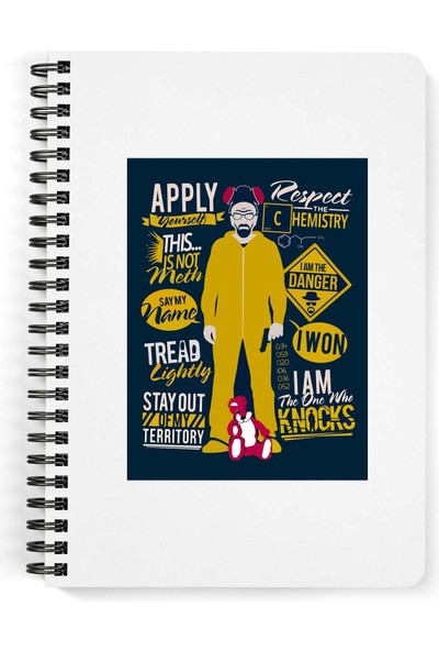 Breaking Bad Baskılı Ahşap Kapaklı Defter 15X20 cm DFT473 Breaking Bad Baskılı Ahşap Kapaklı Defter 15X20 cm DFT473
