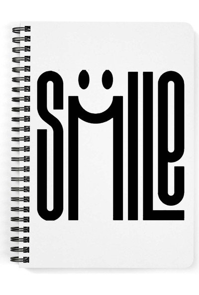 Smile Baskılı Ahşap Kapaklı Defter 15X20 cm DFT6016 Smile Baskılı Ahşap Kapaklı Defter 15X20 cm DFT6016
