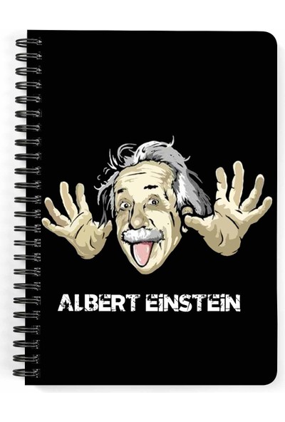 Astak Albert Einstein Baskılı Ahşap Kapaklı Defter 15X20 cm DFT4693 Astak Albert Einstein Baskılı Ahşap Kapaklı Defter 15X20 cm DFT4693