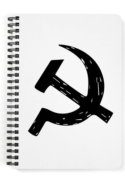 Astak Orak Çekiç Baskılı Ahşap Kapaklı Defter 15X20 cm DFT932 Astak Orak Çekiç Baskılı Ahşap Kapaklı Defter 15X20 cm DFT932