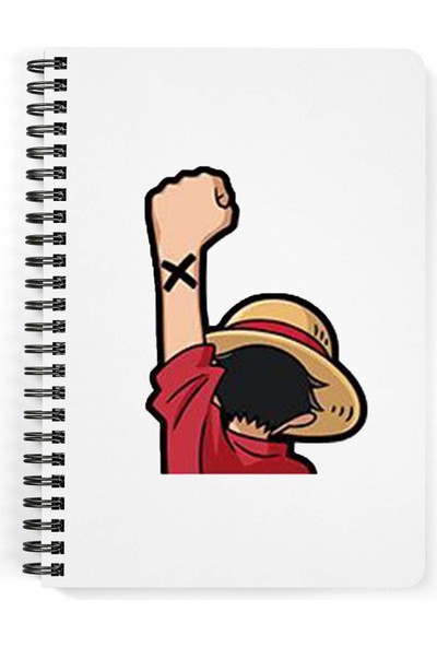 Astak One Piece Baskılı Ahşap Kapaklı Defter 15X20 cm DFT6665