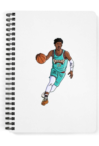 Astak Basketbol Baskılı Ahşap Kapaklı Defter 15X20 cm DFT6612