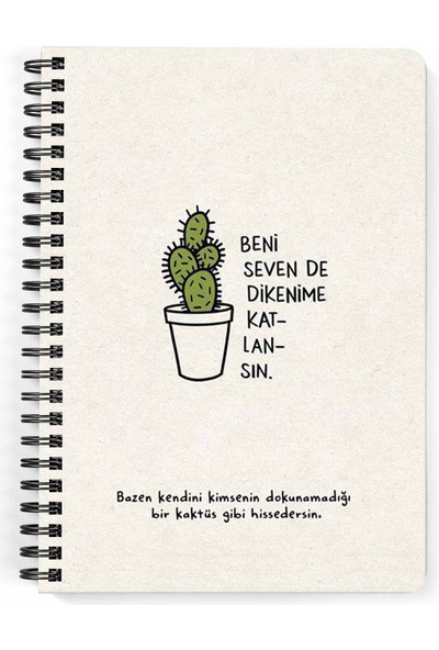 Diken Baskılı Ahşap Kapaklı Defter 15X20 cm DFT4984 Diken Baskılı Ahşap Kapaklı Defter 15X20 cm DFT4984