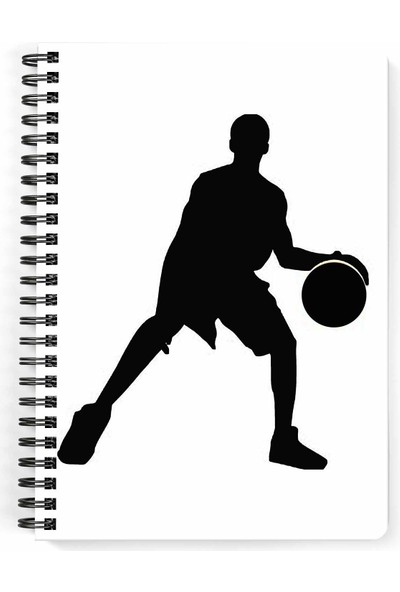 Astak Basketbol Baskılı Ahşap Kapaklı Defter 15X20 cm DFT3121
