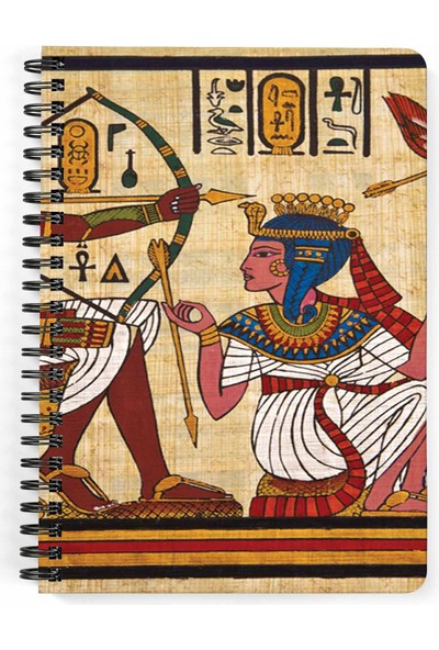 Mısır Baskılı Ahşap Kapaklı Defter 15X20 cm DFT4951 Mısır Baskılı Ahşap Kapaklı Defter 15X20 cm DFT4951