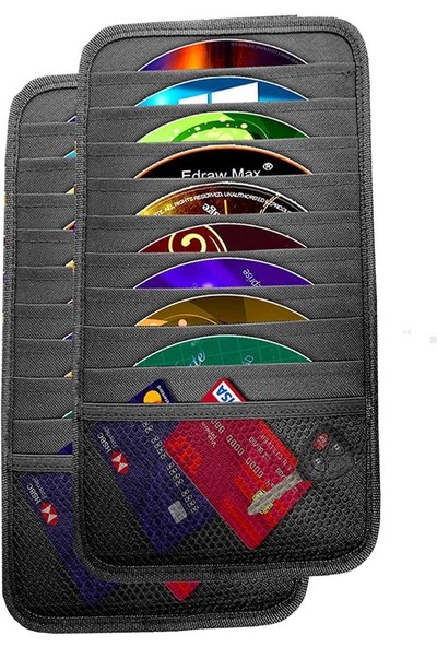 Transformacion Plixio 715899 12 Adet 24 Kapasiteli CD DVD Organizer