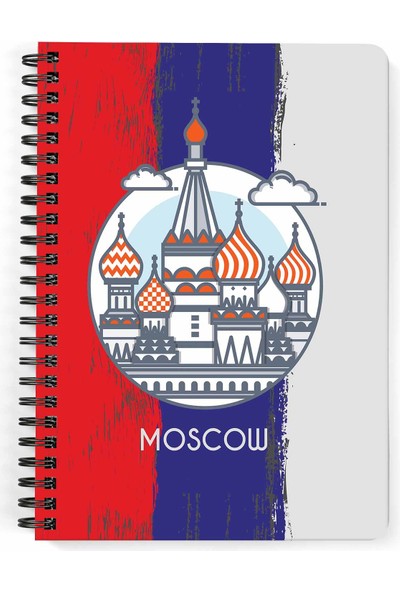 Moskova Baskılı Ahşap Kapaklı Defter 15X20 cm DFT4659 Moskova Baskılı Ahşap Kapaklı Defter 15X20 cm DFT4659