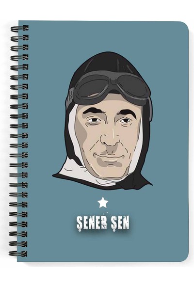 Astak Vecihi Baskılı Ahşap Kapaklı Defter 15X20 cm DFT4153