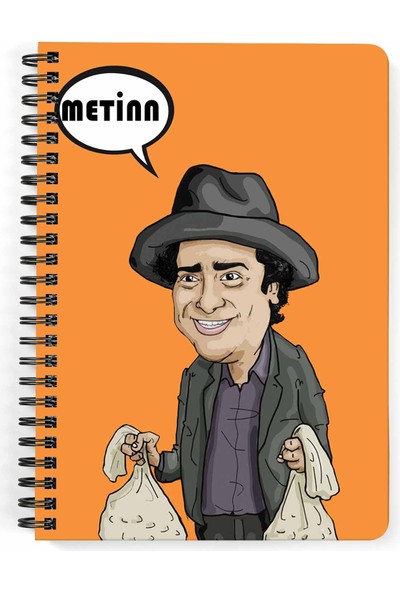 Astak Metin Akpınar Baskılı Ahşap Kapaklı Defter 15X20 cm DFT4667