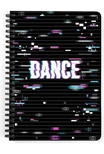 Astak Dance Baskılı Ahşap Kapaklı Defter 15X20 cm DFT5367