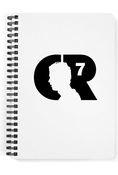 Ronaldo Baskılı Ahşap Kapaklı Defter 15X20 cm DFT5998