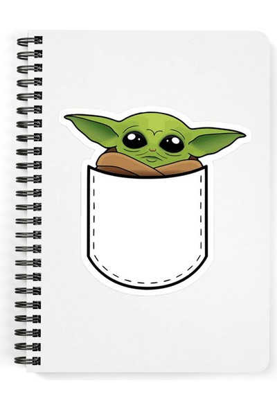 Star Wars Baskılı Ahşap Kapaklı Defter 15X20 cm DFT5888