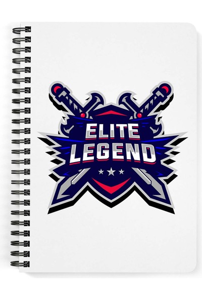 Astak Elite Legend Baskılı Ahşap Kapaklı Defter 15X20 cm DFT1746