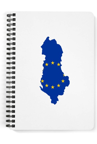 Astak Avrupa Briliği Baskılı Ahşap Kapaklı Defter 15X20 cm DFT469