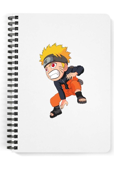 Naruto Baskılı Ahşap Kapaklı Defter 15X20 cm DFT371