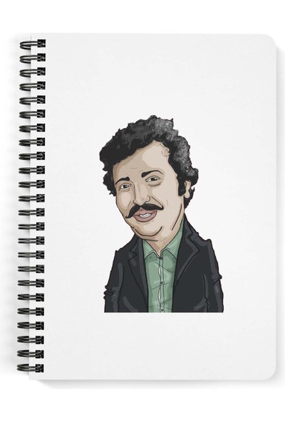Metin Akpınar Baskılı Ahşap Kapaklı Defter 15X20 cm DFT202
