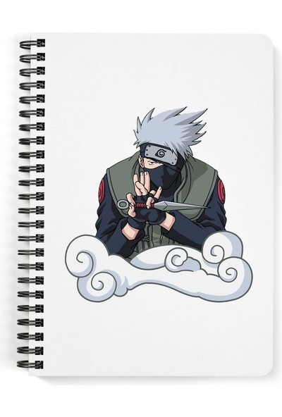 Astak Kakashi Naruto Baskılı Ahşap Kapaklı Defter 15X20 cm DFT441