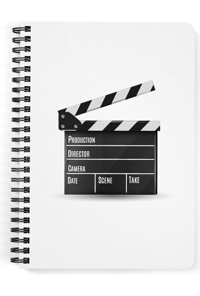 Astak Movie Baskılı Ahşap Kapaklı Defter 15X20 cm DFT1076