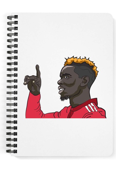 Paul Pogba Baskılı Ahşap Kapaklı Defter 15X20 cm DFT1262 Paul Pogba Baskılı Ahşap Kapaklı Defter 15X20 cm DFT1262