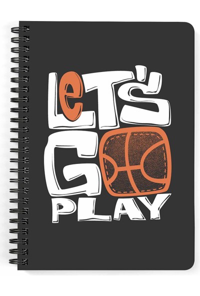 Let's Go Play Baskılı Ahşap Kapaklı Defter 15X20 cm DFT2615