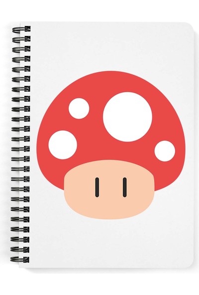 Astak Mario Mantar Baskılı Ahşap Kapaklı Defter 15X20 cm DFT1720