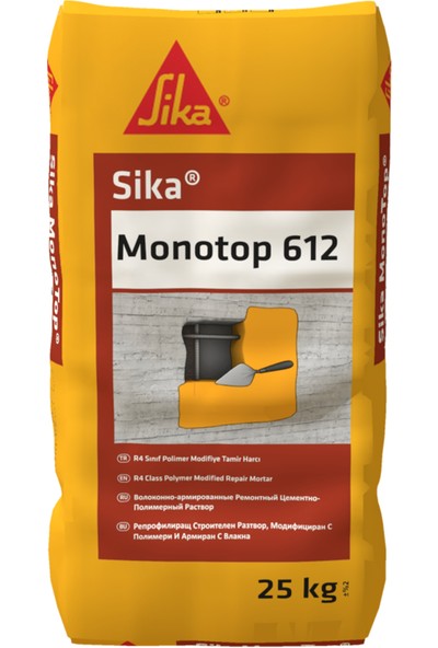 Sika MONOTOP-612 Kalın Tamir Harcı (25 Kg) Sika MONOTOP-612 Kalın Tamir Harcı (25 Kg)