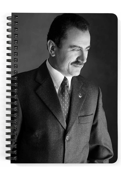 Muhsin Yazıcıoğlu Baskılı Ahşap Kapaklı Defter 15X20 cm DFT5581