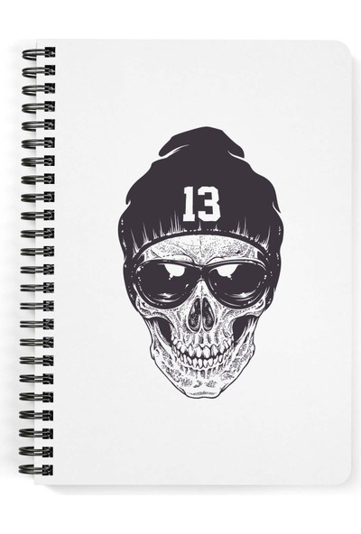 Astak Kuru Kafa Baskılı Ahşap Kapaklı Defter 15X20 cm DFT1546