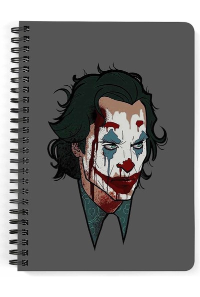 Astak Joker Baskılı Ahşap Kapaklı Defter 15X20 cm DFT4091