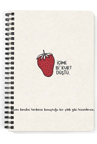 Astak Kurt Düştü Baskılı Ahşap Kapaklı Defter 15X20 cm DFT4010 Astak Kurt Düştü Baskılı Ahşap Kapaklı Defter 15X20 cm DFT4010