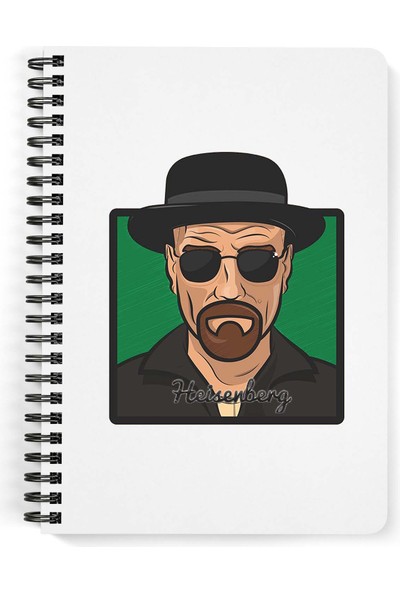 Heisenberg Breaking Bad Baskılı Ahşap Kapaklı Defter 15X20 cm DFT476 Heisenberg Breaking Bad Baskılı Ahşap Kapaklı Defter 15X20 cm DFT476